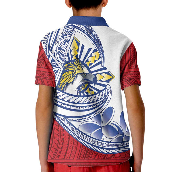 Philippines Eagle Sun Kid Polo Shirt Filipino Agila Polynesian Tattoo ...
