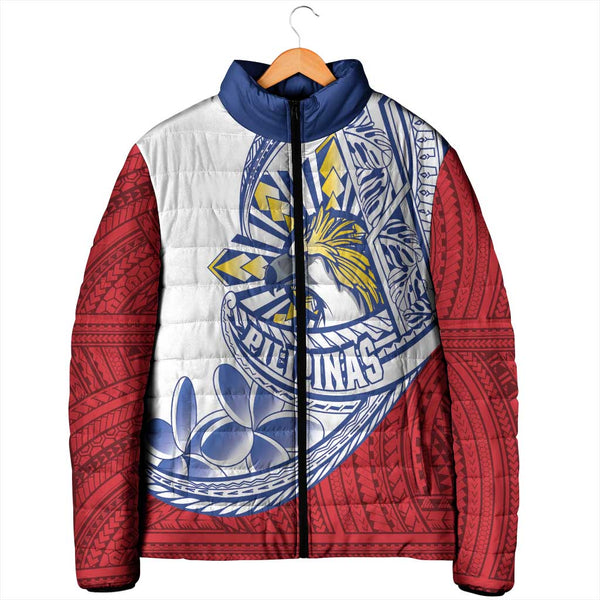 Philippines Eagle Sun Padded Jacket Filipino Agila Polynesian Tattoo ...