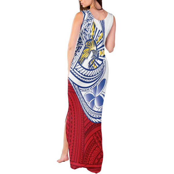 Philippines Eagle Sun Tank Maxi Dress Filipino Agila Polynesian Tattoo ...