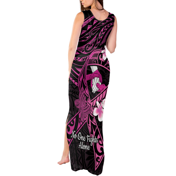 Polynesia Breast Cancer Awareness Tank Maxi Dress Pink Ribbon No One ...