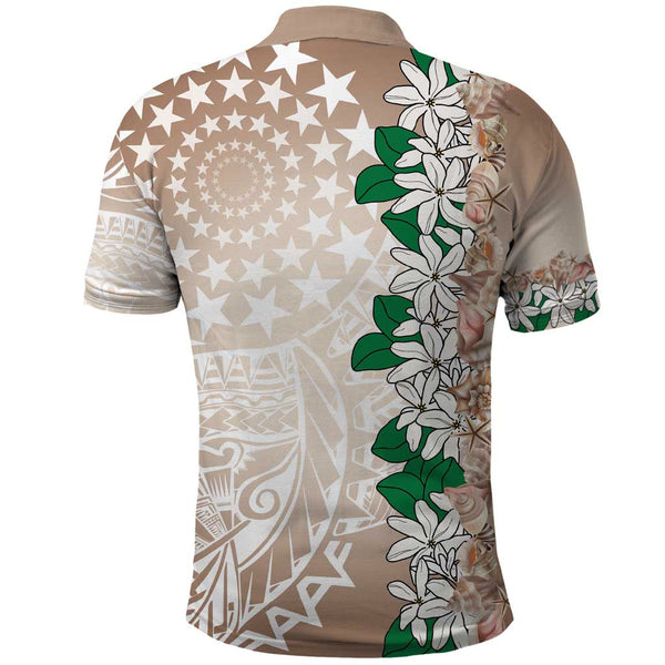 Cook Islands Tiare Maori With Conch Shell Polo Shirt 2025 Pasifika ...