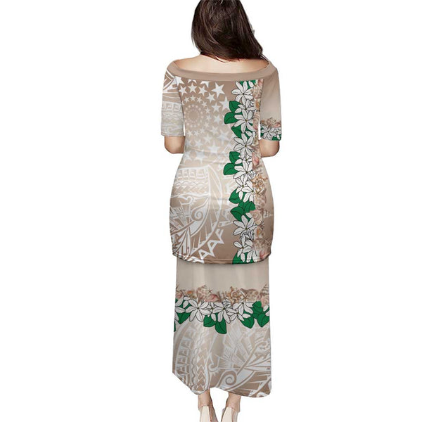 Cook Islands Tiare Maori With Conch Shell Puletasi 2025 Pasifika ...