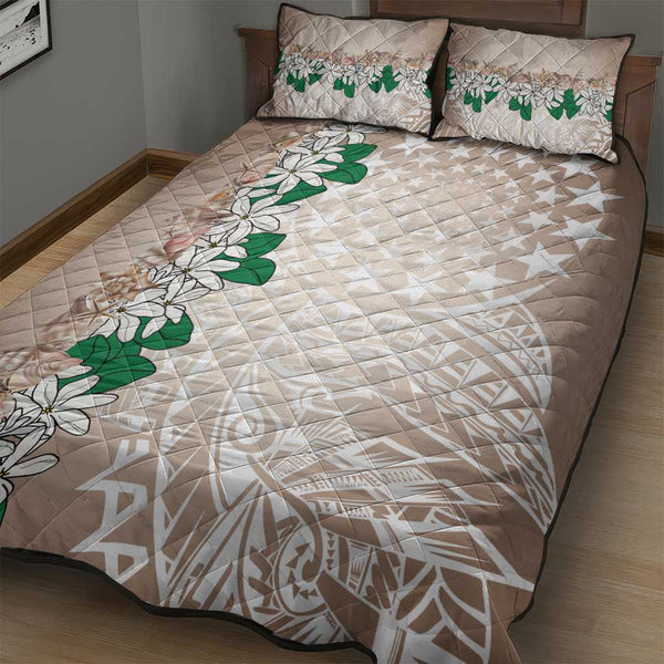 Cook Islands Tiare Maori With Conch Shell Quilt Bed Set 2025 Pasifika ...