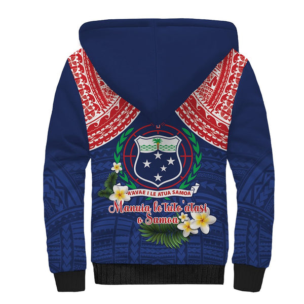 Samoan Independence Day Sherpa Hoodie Manuia Le Tutoatasi O Samoa LT14