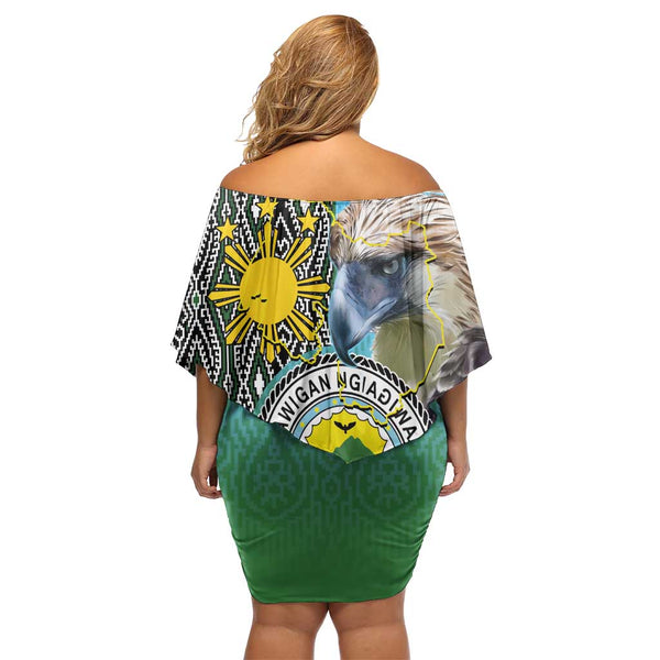 Cotabato Philippines Province Off Shoulder Short Dress Filipino Eagle ...