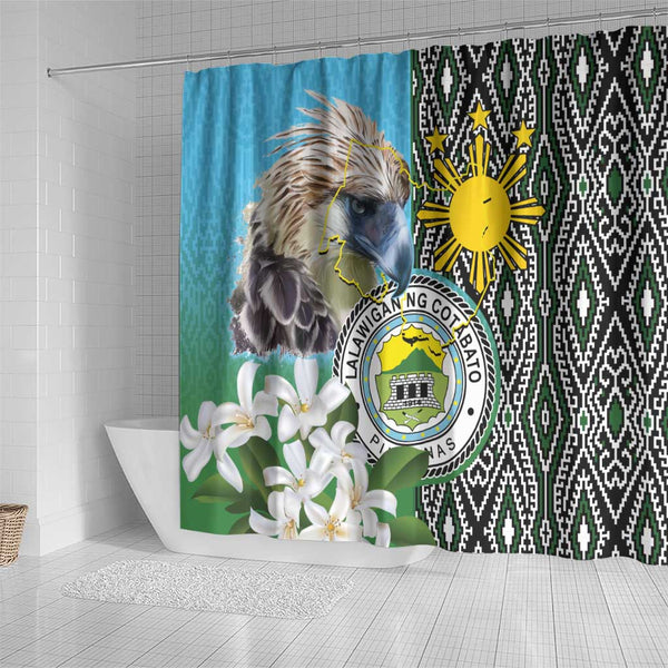 Cotabato Philippines Province Shower Curtain Filipino Eagle Sampaguita ...
