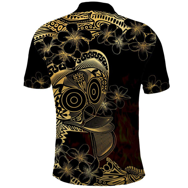 Frangipani Festival Rabaul Polo Shirt PNG Tribal Baining Mask Tattoo LT14