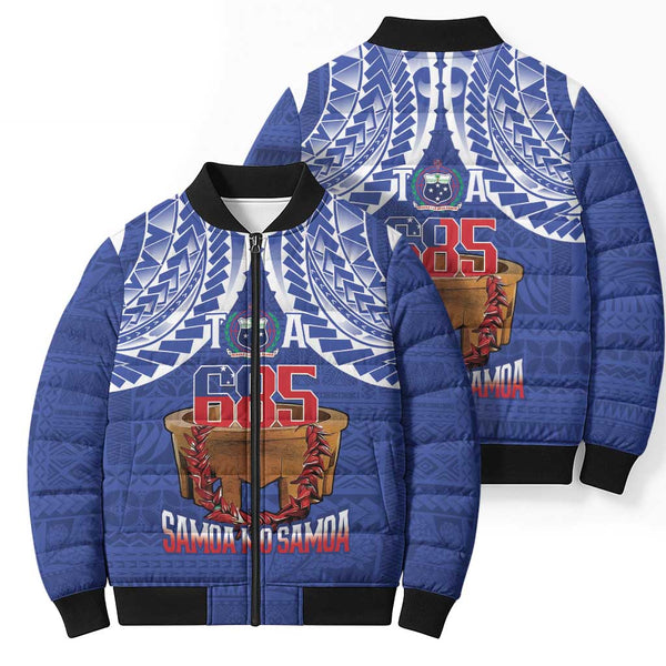 Toa Samoa Rugby Bomber Puffer Jacket 685 Pride Tanoa Ula Fala LT14
