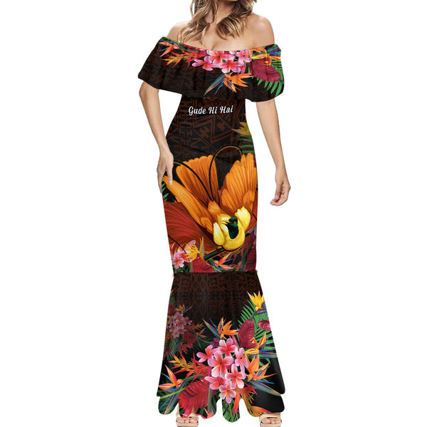 Gude Hi Hai Papua New Guinea Mermaid Dress Motuan PNG Raggiana Bird of ...