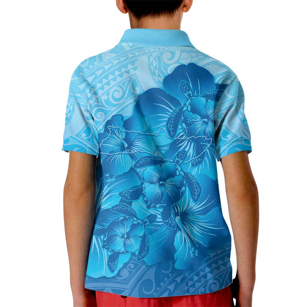 Aloha Hawaii Molokai Island Kid Polo Shirt Hibiscus Tribal Honu ...