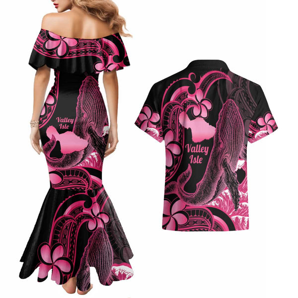 Aloha Hawaii Maui Couples Matching Mermaid Dress and Hawaiian Shirt ...
