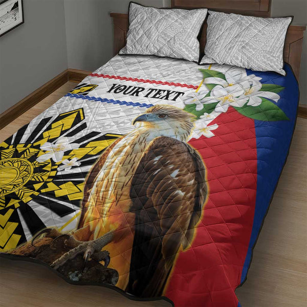 Personalised Philippines Eagle Quilt Bed Set Filipino Sun Mix ...