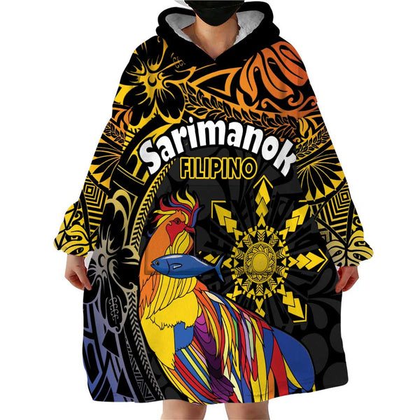 Philippines Sarimanok Wearable Blanket Hoodie Papanok Legendary Bird ...