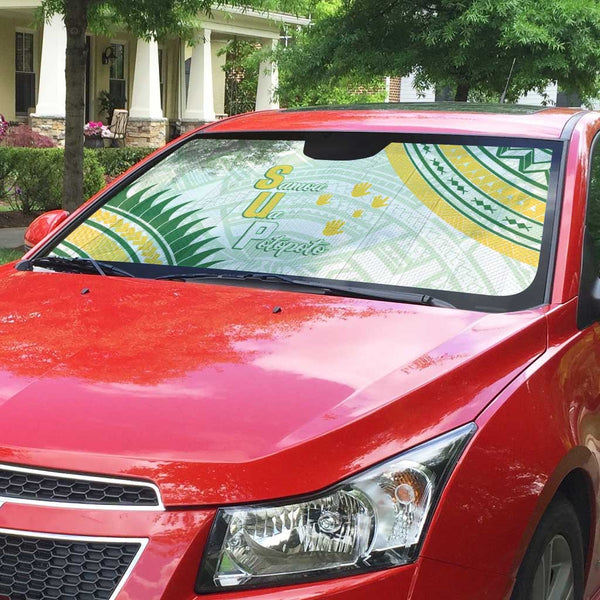 Samoa Ua Potopoto Auto Sun Shade SUP Est 2025 Samoan Pattern LT14