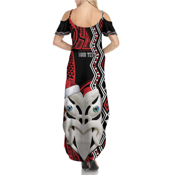 Personalised New Zealand Christmas Summer Maxi Dress Meri Kirihimete ...