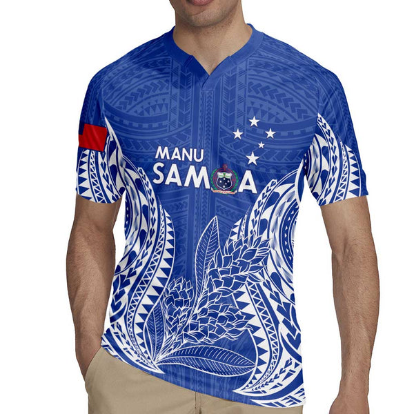 Custom Manu Samoa Rugby 2024 Rugby Jersey Go Champions Samoan Tattoo LT14