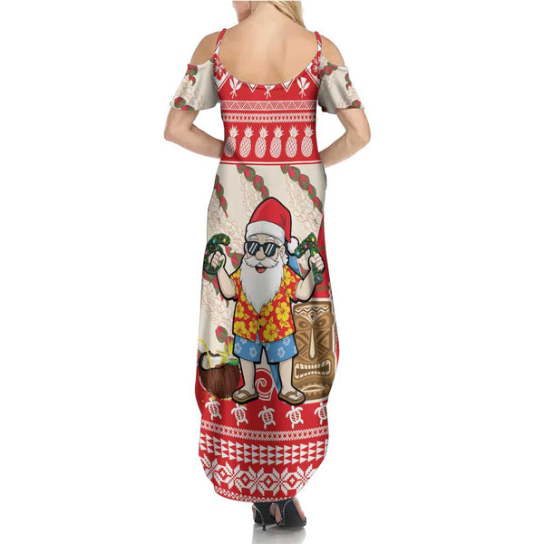 Hawaii Christmas Six Seven Summer Maxi Dress Mele Kalikimaka Funny ...