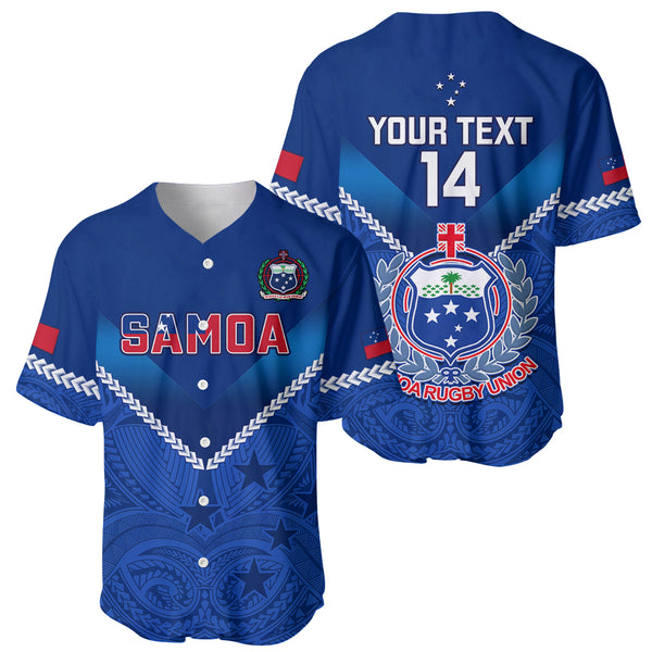 Personalised Samoa Rugby Baseball Jersey 2023 Go Manu Samoa With ...