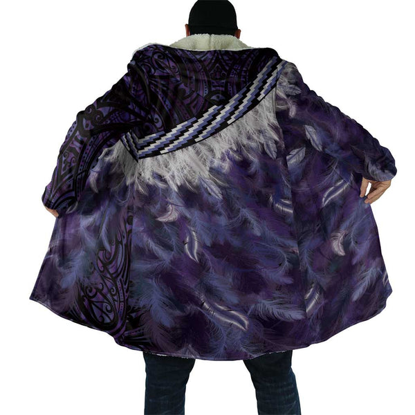 Purple Traditional Cloak Aotearoa Cloak Maori Paua Shell Korowai ...