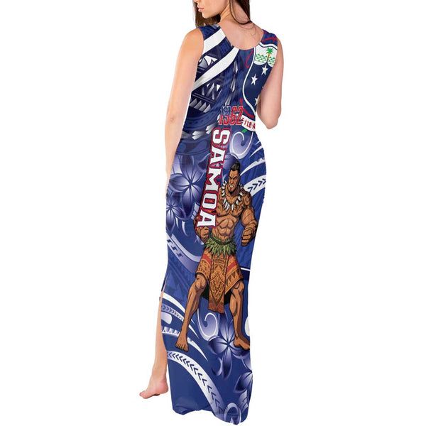 Samoa Independence Day Tank Maxi Dress 1962 Proud Samoan Warrior LT14
