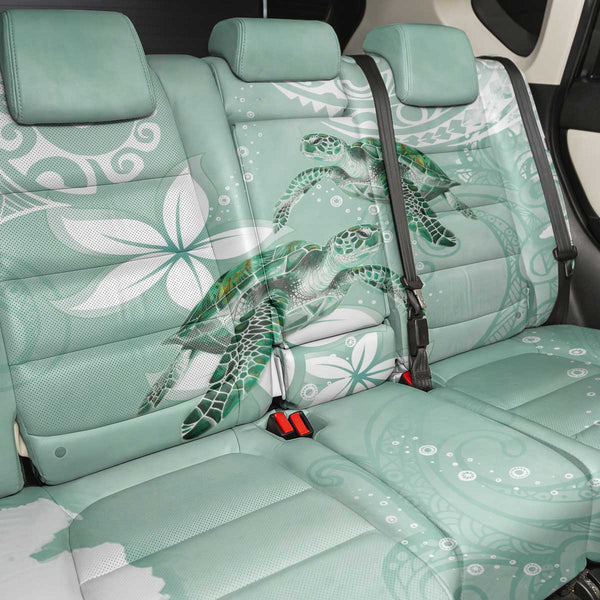 Happy Valentine's Day Polynesia Back Car Seat Cover SeaTurtle Couple ...