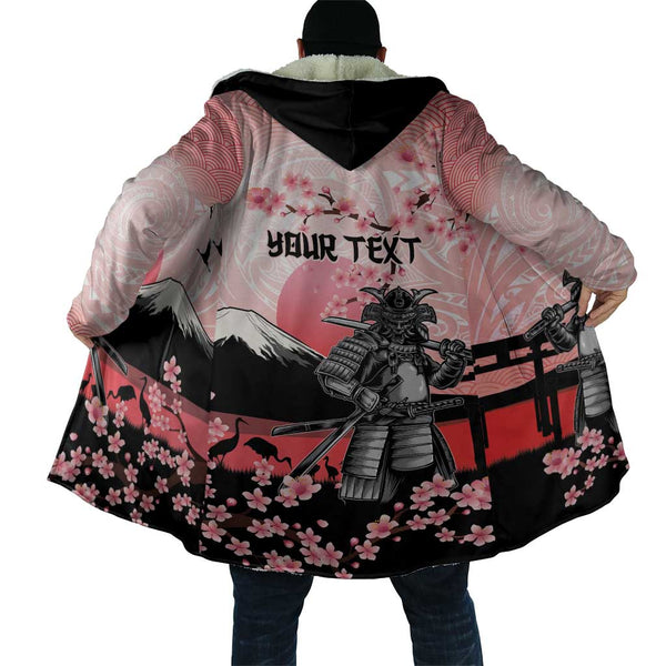 Personalised Japan Samurai Warrior Cloak Japanese Cherry Blossom ...