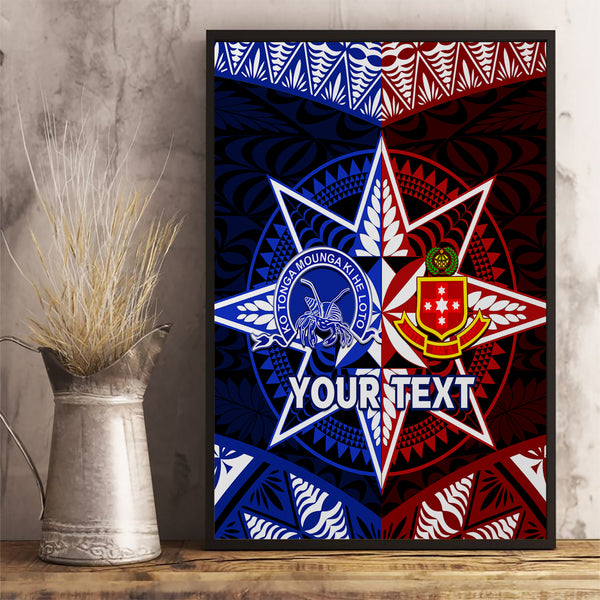 Personalised Tupou College And Kolisi Tonga Atele Canvas Wall Art ...