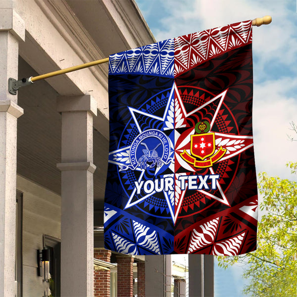 Personalised Tupou College And Kolisi Tonga Atele Garden Flag Tongan ...