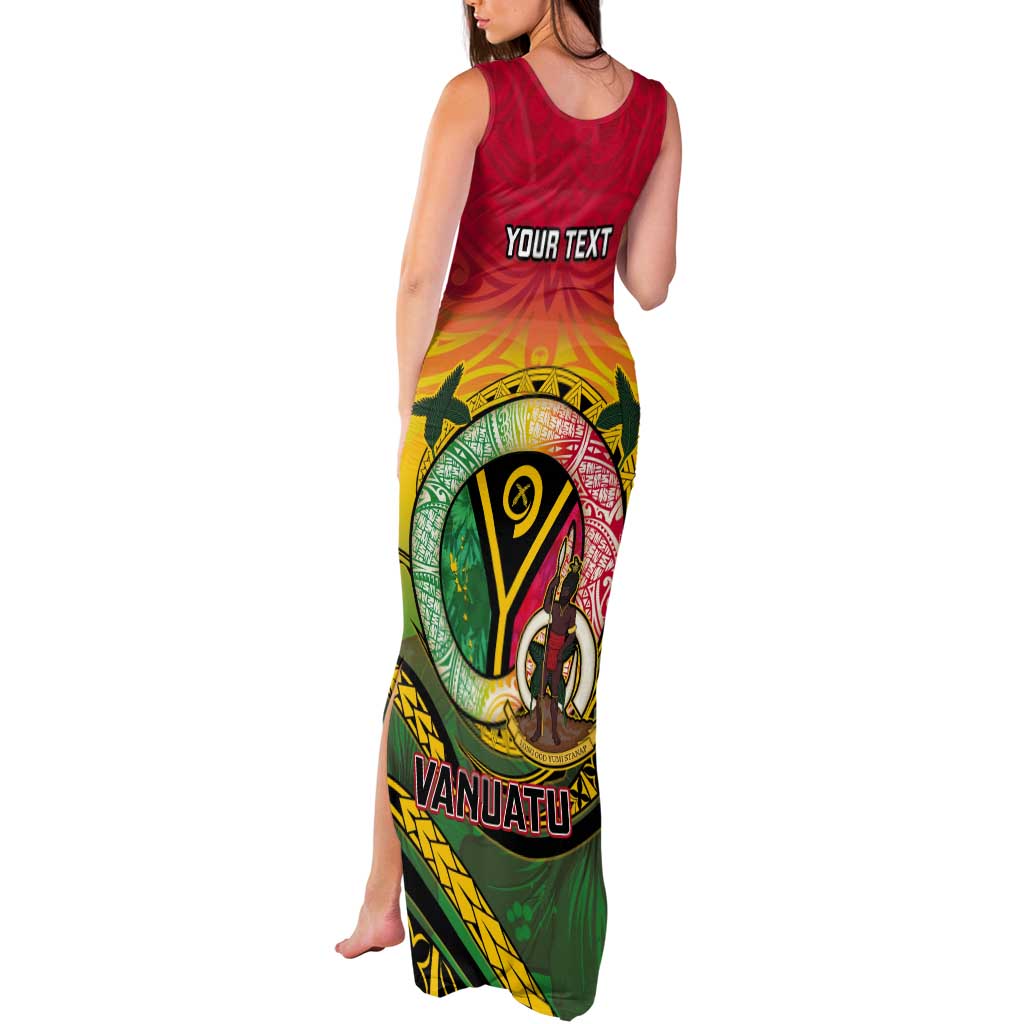 Personalised Vanuatu Tank Maxi Dress Yumi 44 Hapi Independens Dei ...
