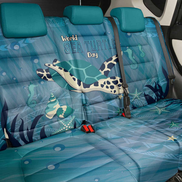 World Sea Turtle Day Polynesia Back Car Seat Cover Go With The Flow LT14