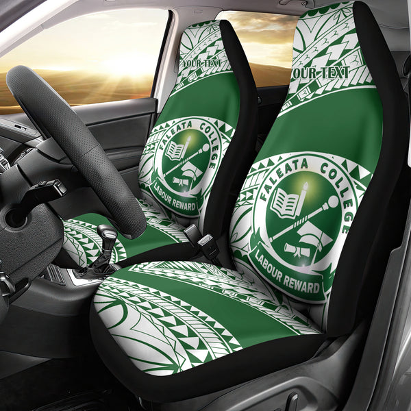 Personalised Samoa Faleata College Car Seat Cover Samoan Pattern LT14