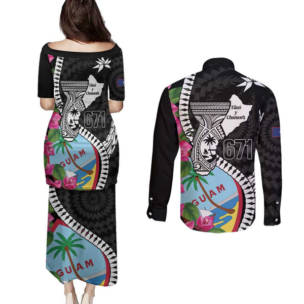 Biba Guam Liberation Day Couples Matching Puletasi and Long Sleeve ...