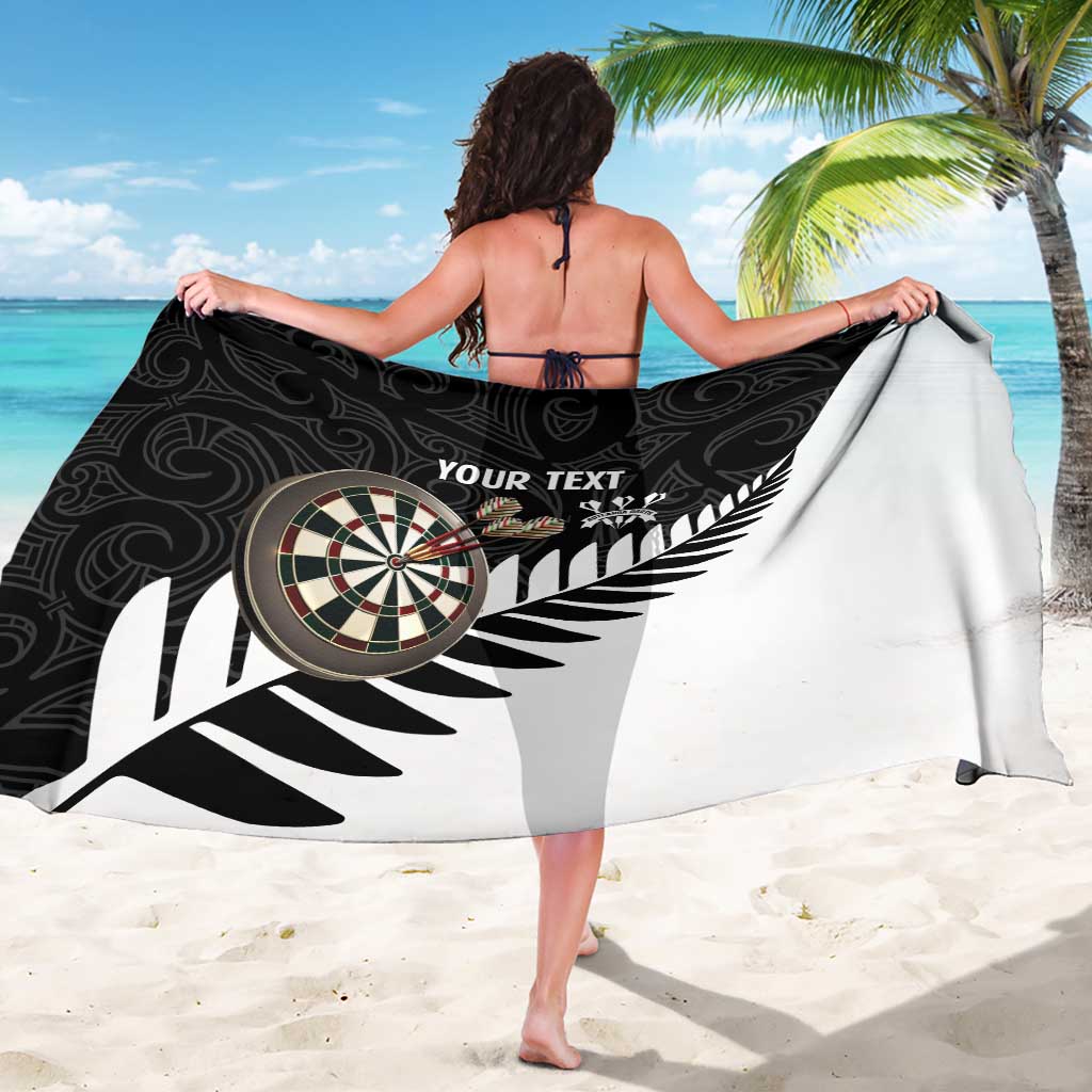 Home / Products / Personalised New Zealand Darts Sarong Silver Fern ...