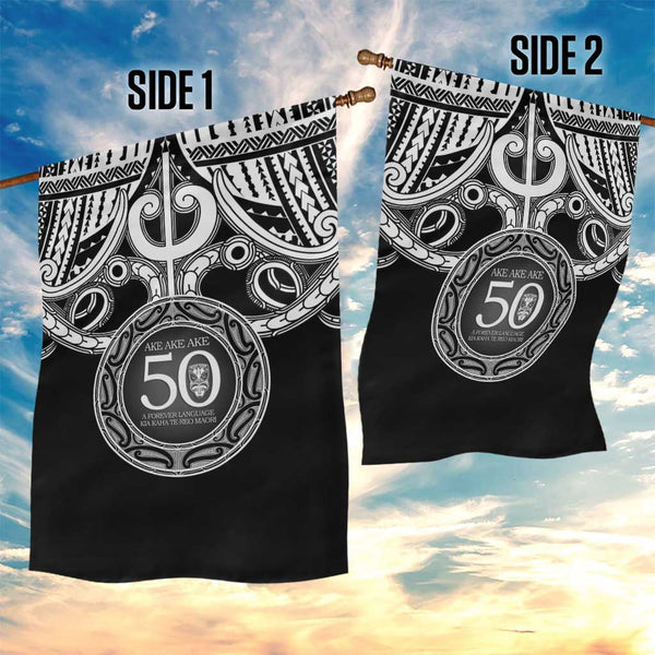 Kia Kaha Te Reo Maori New Zealand Garden Flag 50th Anniversary Ake Ake ...