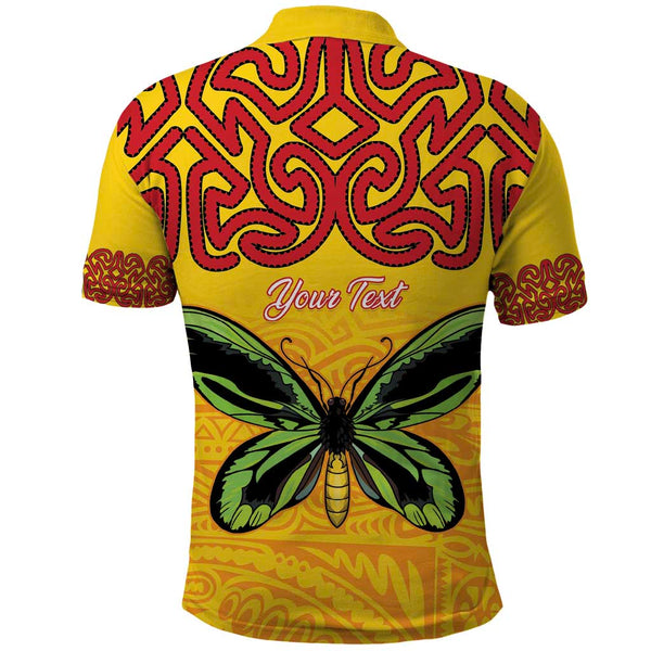 Personalised Tufi Tapa and Tattoo Festival Polo Shirt PNG Oro Butterfly ...