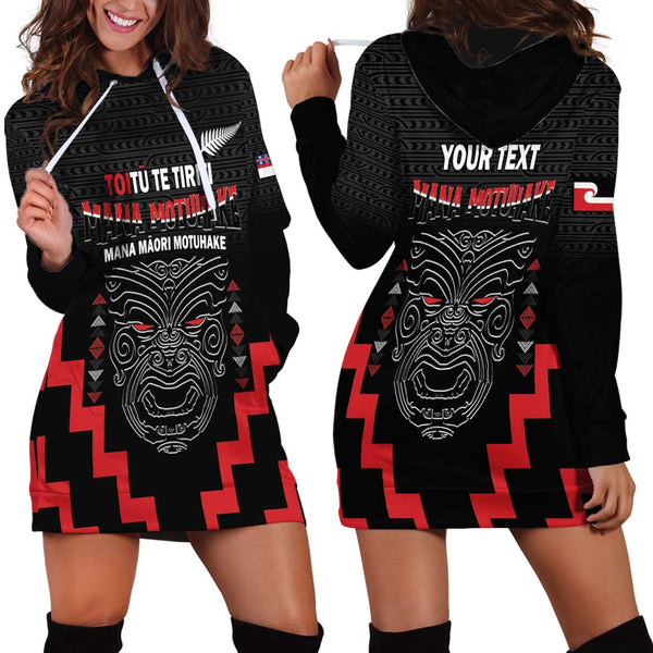 Personalised Toitu Te Tiriti Mana Maori Motuhake Hoodie Dress Aotearoa ...