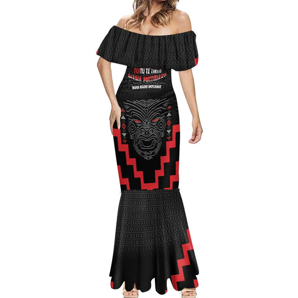 Personalised Toitu Te Tiriti Mana Maori Motuhake Mermaid Dress Aotearoa ...