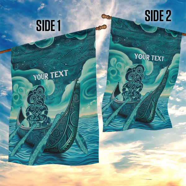 Personalised New Zealand Waitangi Day Garden Flag Hei Tiki With Maori ...