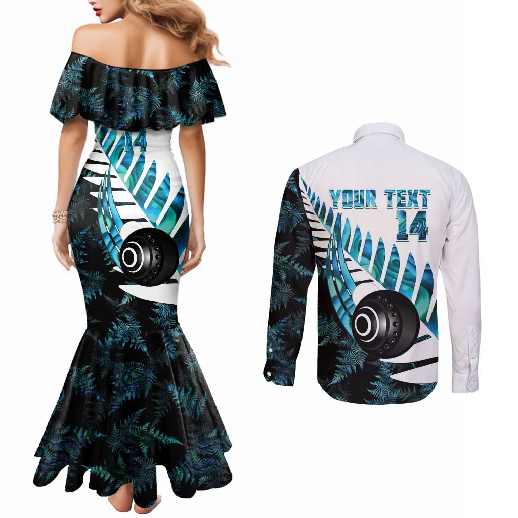 New Zealand Lawn Bowls Custom Couples Matching Mermaid Dress and Long ...