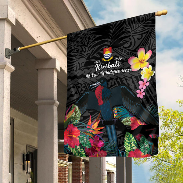 Kiribati Independence Day Garden Flag Frigatebird Mix Tropical Flowers ...