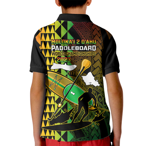 Paddle Board Hawaii Kid Polo Shirt Molokai 2 Oahu World Championships ...