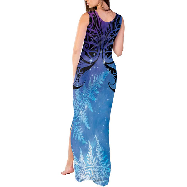 New Zealand Matariki Tank Maxi Dress Aotearoa Maori New Year Galaxy ...
