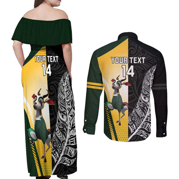 New Zealand and South Africa Rugby Custom Couples Matching Off Shoulder ...
