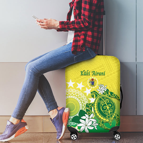 Cook Islands Independence Day Luggage Cover Kuki Airani Tiare Maori ...