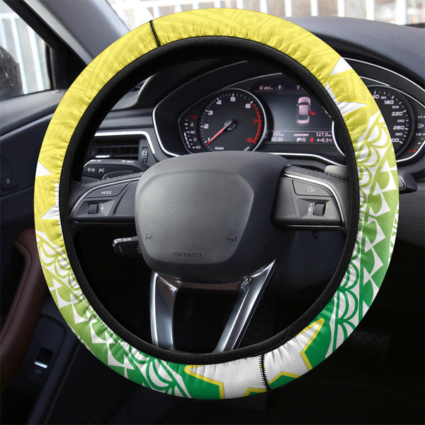 Cook Islands Independence Day Steering Wheel Cover Kuki Airani Tiare ...