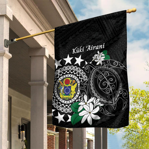 Cook Islands Independence Day Garden Flag Kuki Airani Tiare Maori ...