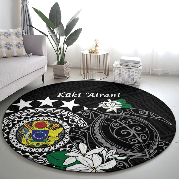 Cook Islands Independence Day Round Carpet Kuki Airani Tiare Maori ...