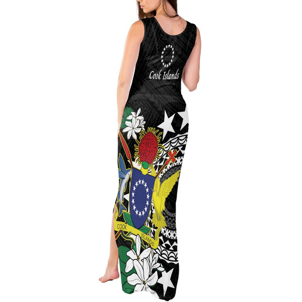 Cook Islands Independence Day Tank Maxi Dress Kuki Airani Tiare Maori ...