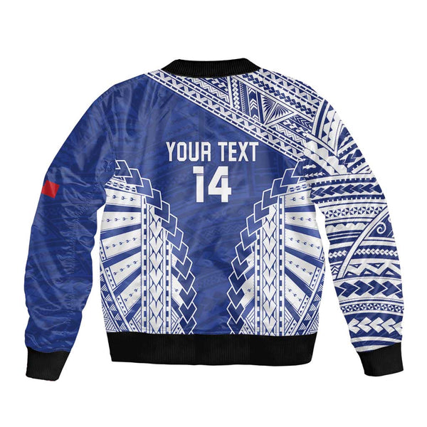 Toa Samoa Rugby Custom Bomber Jacket Go Champions Pacific Samoan ...