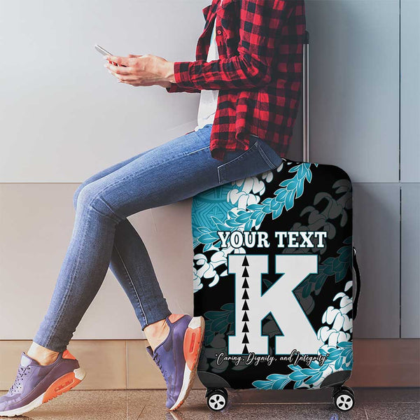 Personalized Kapolei Hawaii High School Luggage Cover Puakenikeni Lei ...
